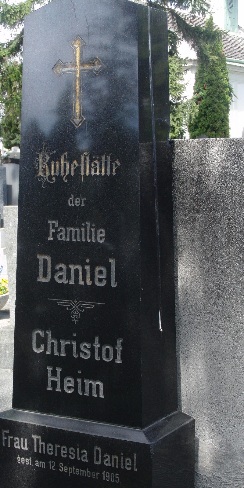 Grabsteine: Daniel; Christof; Heim: ADLER Heraldisch-Genealogische ...